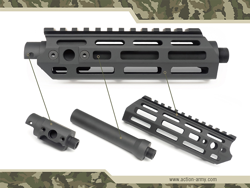 ACTION ARMY AAP01 M-LOK ALUMINUM HAND GUARD – AIRSOFTPH